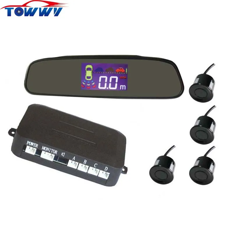 OEPZ314 Color LCD Display Professional Car Parking Sensor Radar System ...