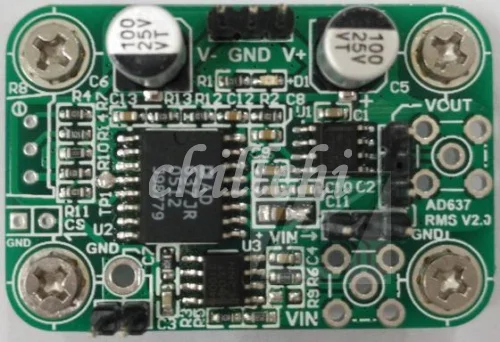 True RMS To DC Converter AD637 RMS/Peak Voltage Detection Module - AC ...