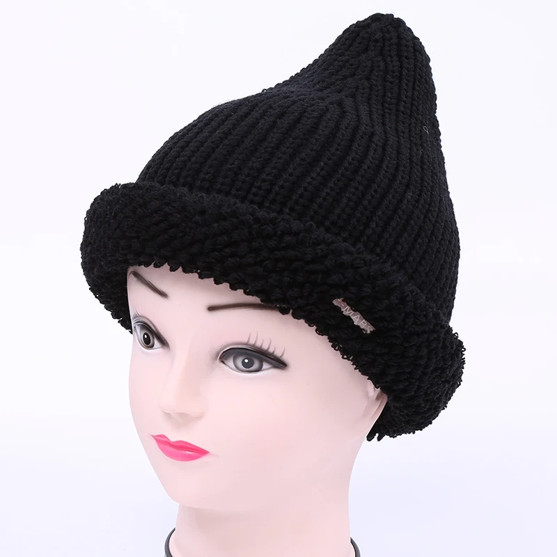 Free Shipping 2016 New Fashion Winter Quality Acrylic Hat Knitted Hat ...