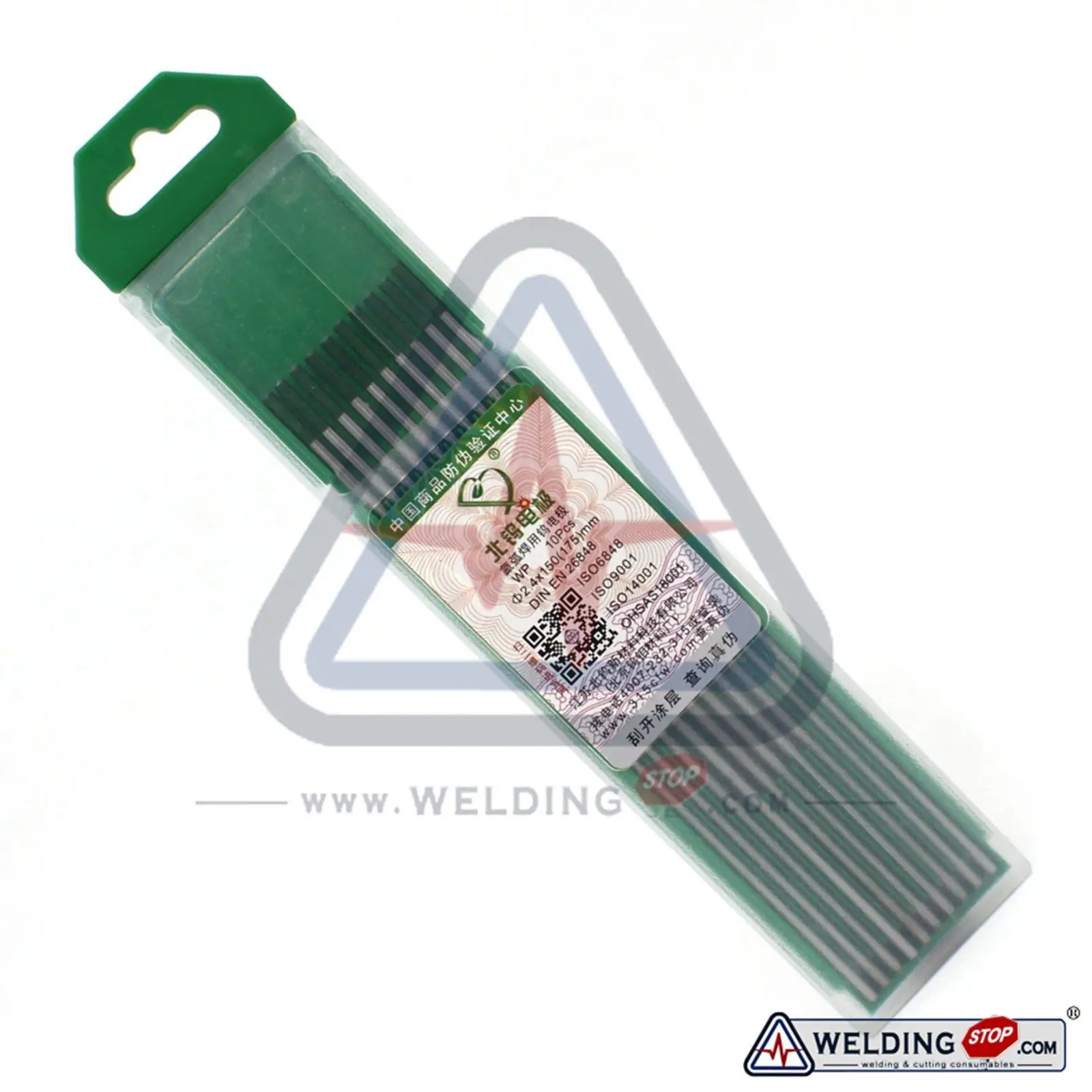 WP20 Wig schweißen Reinem Wolfram Elektrode 2,4X150mm 3/32 "X 6" Grün ...