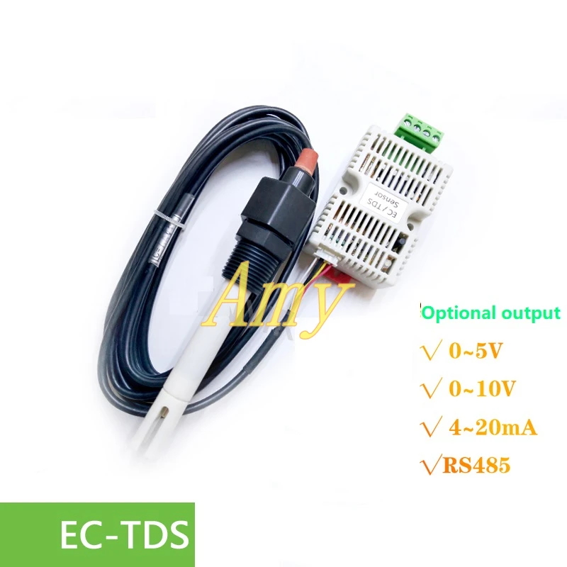 EC เครื่องส่งสัญญาณ TDS sensor โมดูลการนำไฟฟ้า 4 20mA analog แรงดัน ...