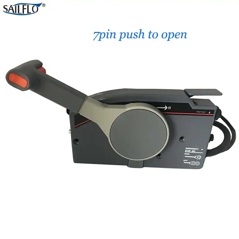 yamaha outboard remote control box for Boat Engine With 7pin push to ...