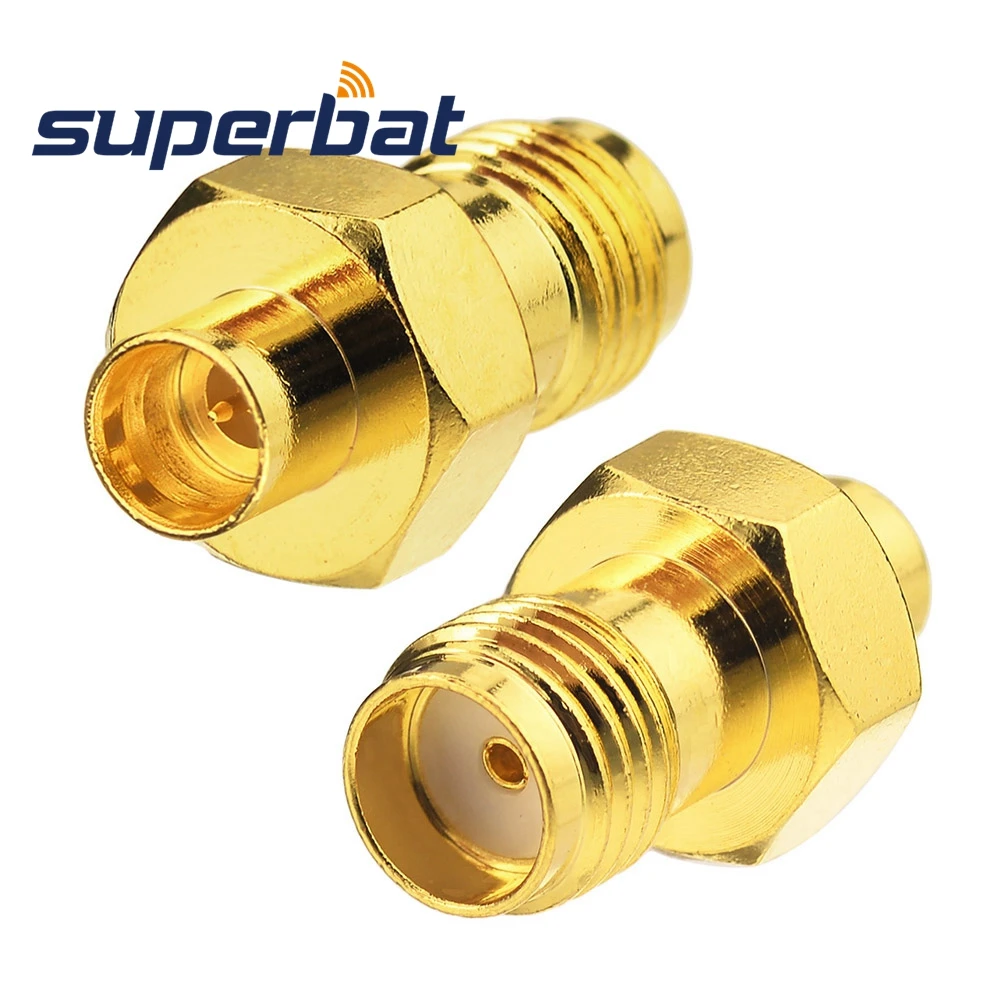 Superbat SMP Plug Male Adapter to SMA Straight Jack Female 50 Ohm RF ...