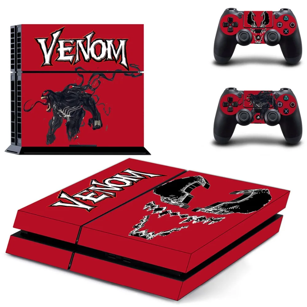 Venom Skin Sticker for Sony PlayStation 4 Console and Controller ...