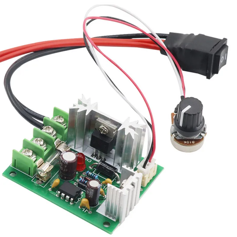 12v 24v Dc Motor Speed Controller 120w 10a Power A Small Motor Variable