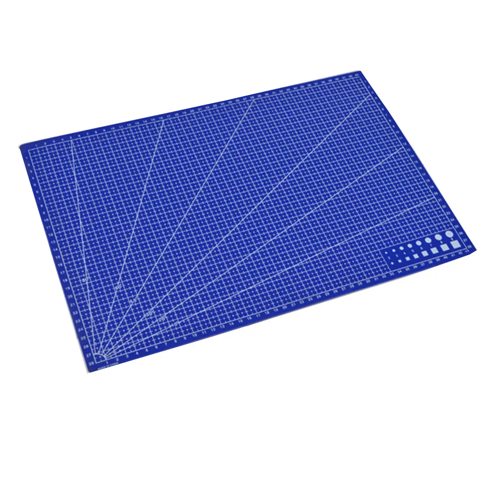 1 Pc A3 Pvc Rectangle Grid Lines Cutting Mat Tool Plastic Craft Diy ...