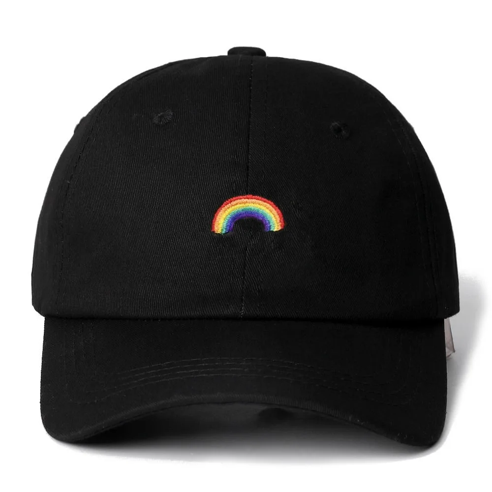 Dropshipping Rainbow Snapback Cap Cotton Baseball Cap For Men Women ...