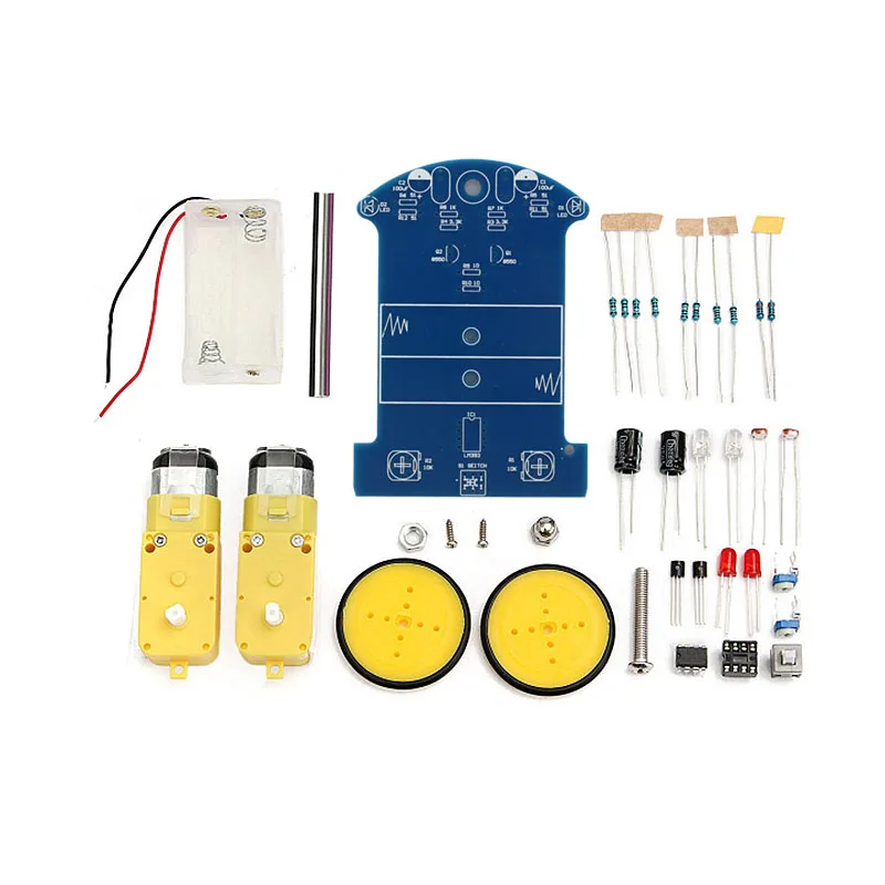 Smart Robot line tracking car DIY Educational Electronic Kit