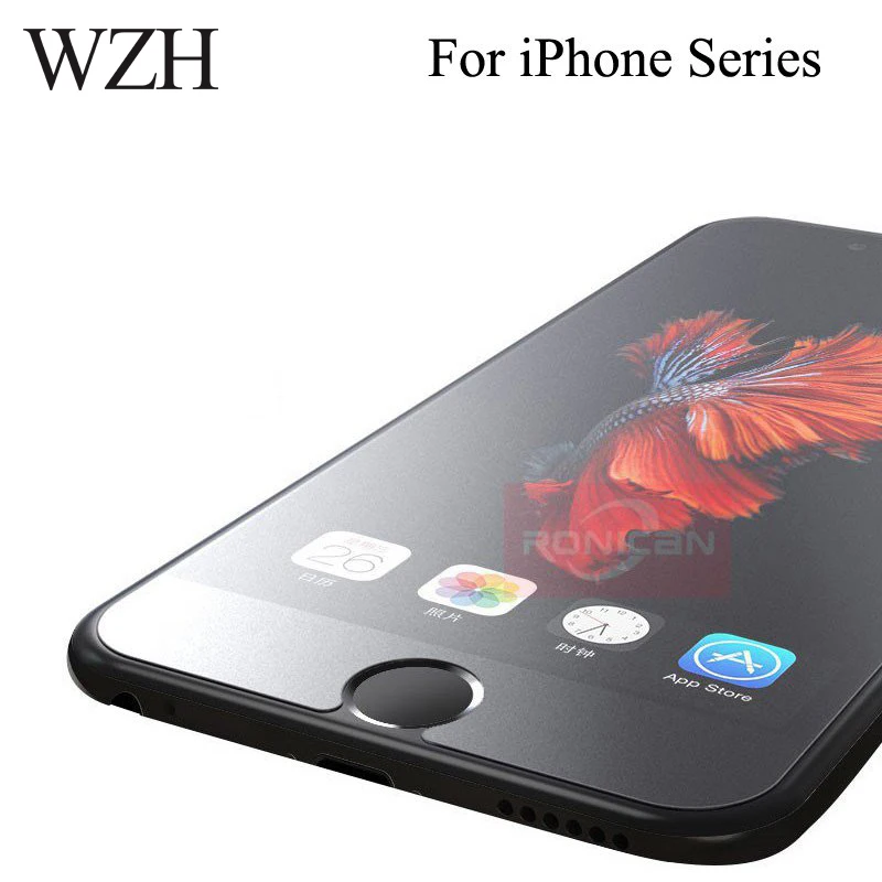 2.5d Matte Frosted Premium Tempered Glass For Iphone 6s 6 7 8 Plus 5 5s ...