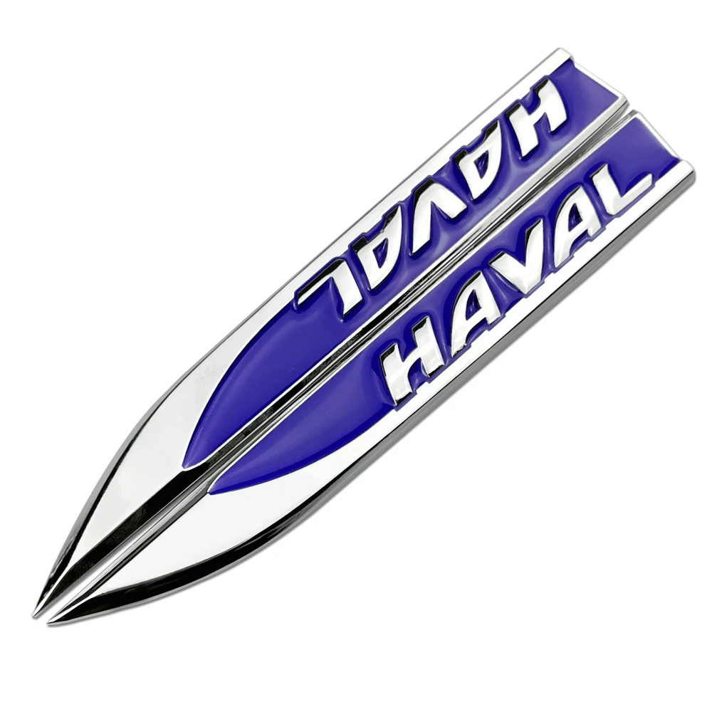 For Haval Logo Car Exterior Accessories Emblem Badge Car Fender Sticker ...