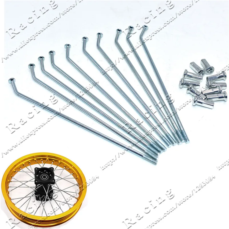 Spoke 10" 12" 14" 16" 17" 19" for Dirt Bike Front Or Rear Wheel Rims C ...