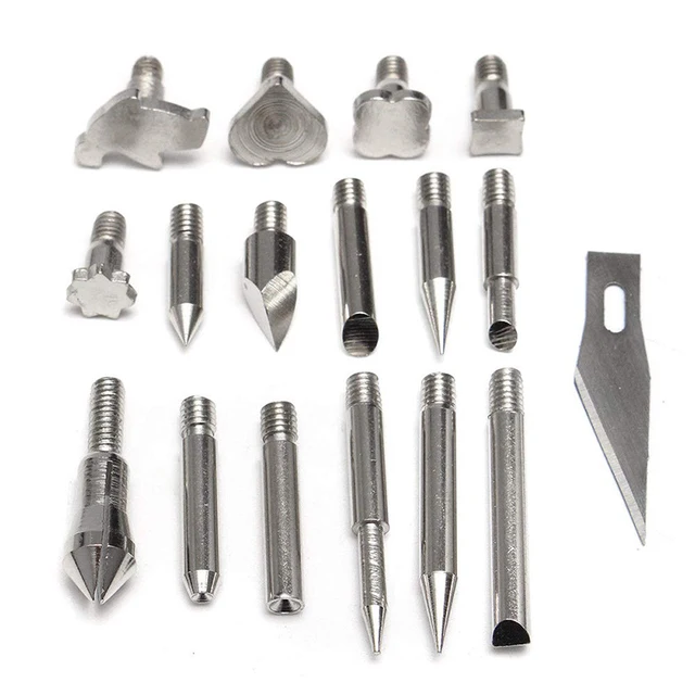 Fa Égő Toll Tippek Sablon Forrasztó Vas Tipp A Pirográfia Famegmunkáló ...