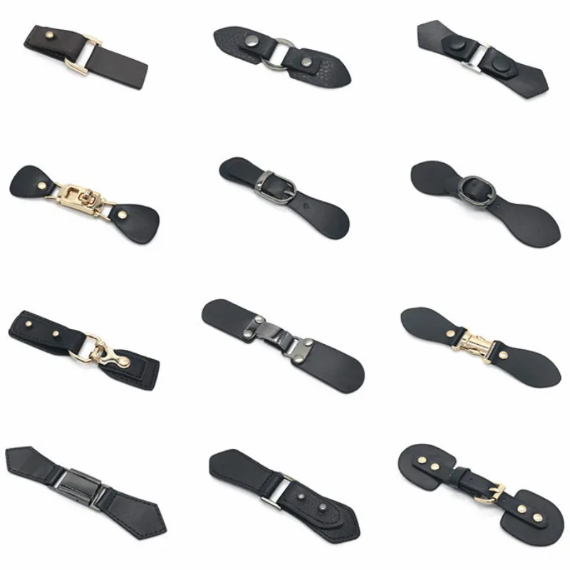 1 Piece High Quality PU Leather Zinc Alloy Buckle Buttons Combined ...