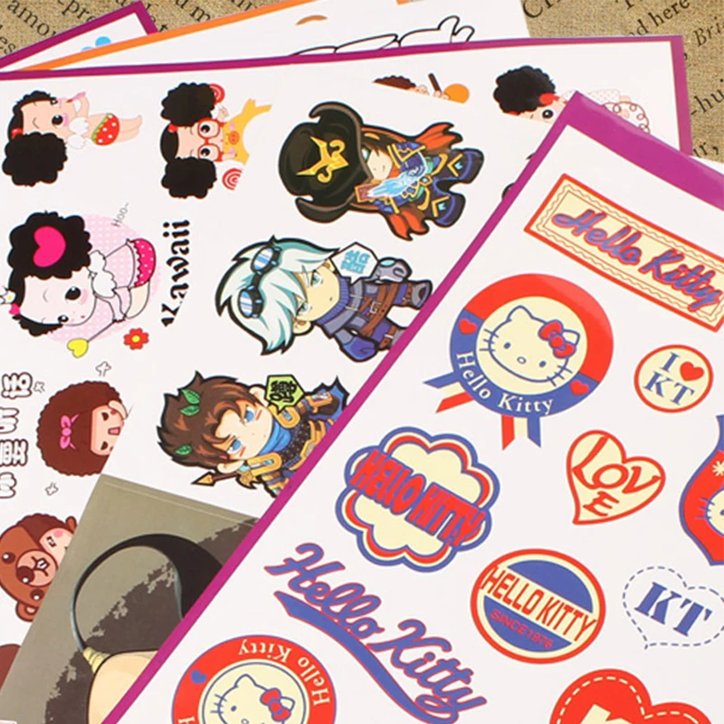 ZQSPFAFA Cartoon Waterproof Stickers Geometric Fashion Trolley Case ...