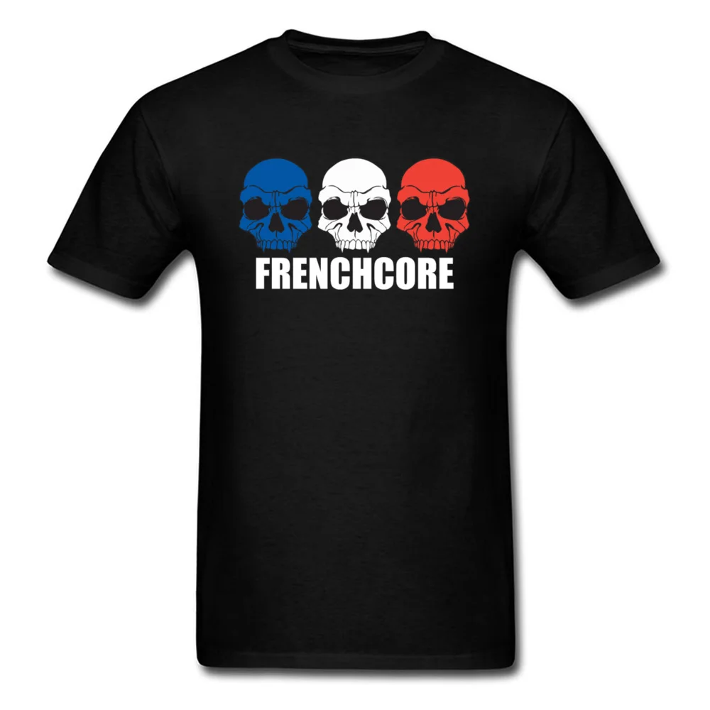 Frenchcore Skulls T Shirt Men Vintage Tops Graphic Tees Cartoon T shirt ...