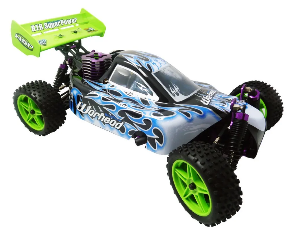Hsp rc coche escala 1/10 nitro 4wd coche de control remoto de energía ...