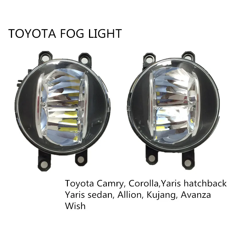1Piar 20W Higher Power LED Fog Lights Assembly for Toyata Coastor ...