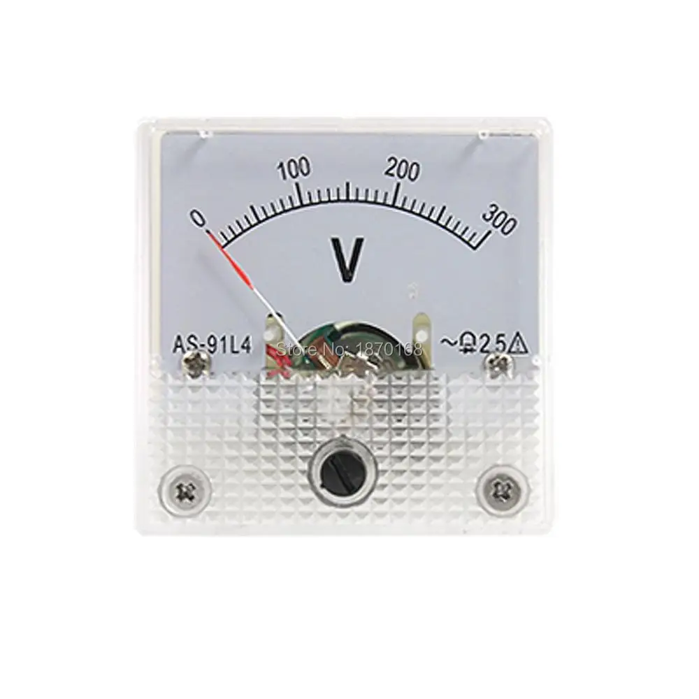 91l4 Ac 0-300v Analog Panel Volt Voltage Meter Voltmeter Gauge Ac 0 ...