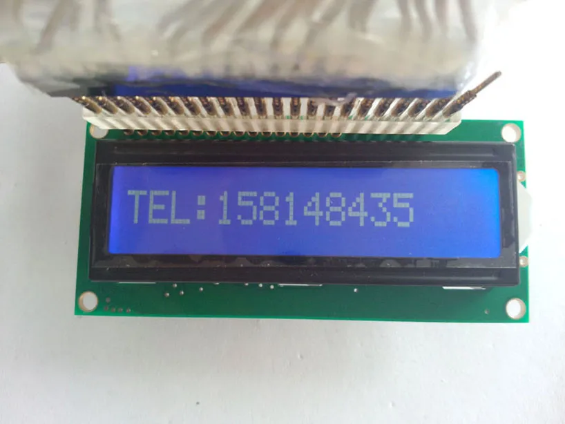 1pcs 16x1 1601 lcd display module 16*1 character lcd white backlight 5V ...