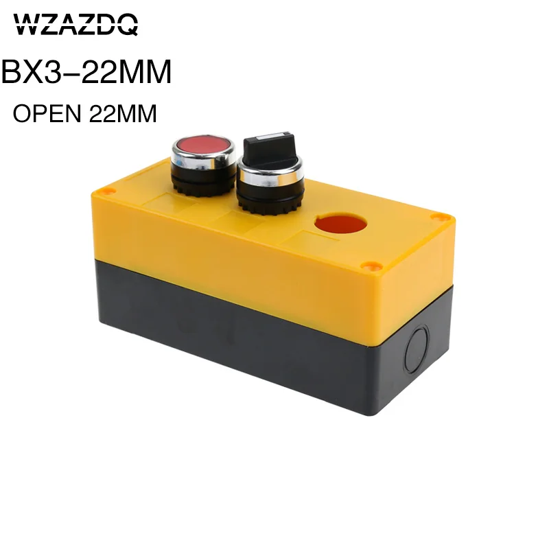 Bx3-22 Three-hole Button Box 3 Hole Three Hole Button Box Control Box ...