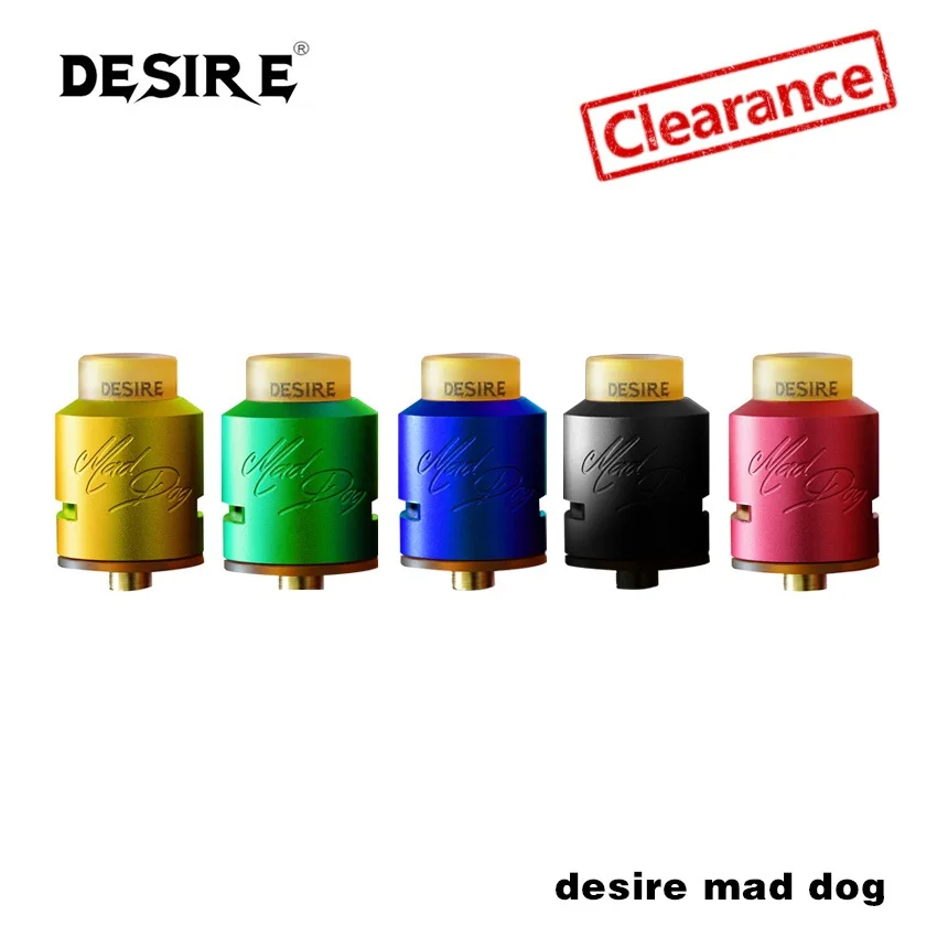 Original Desire Mad Dog RDA Atomizer with Bottom Side Airflow ...