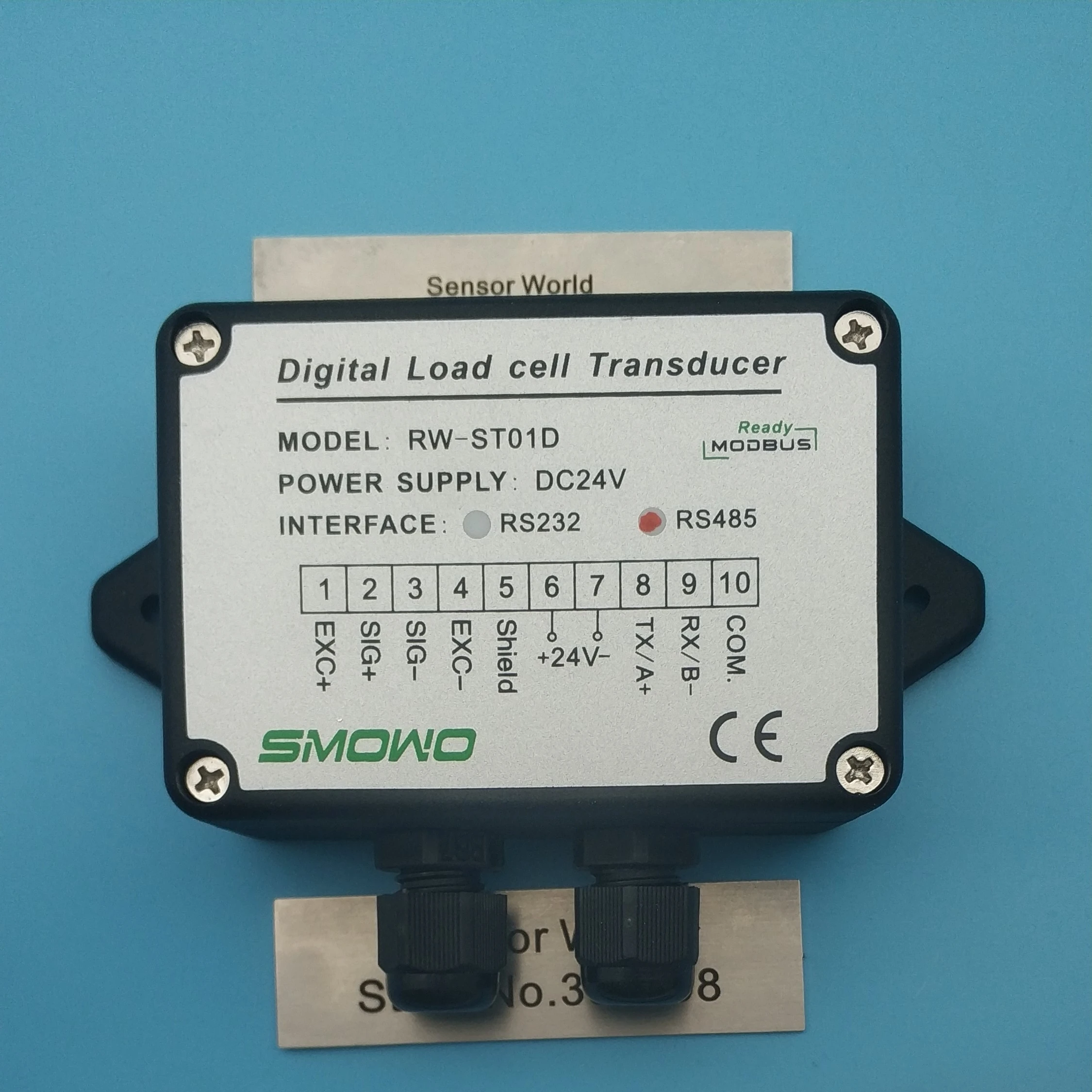 1PCSX Load cell / Strain Gauge Amplifier RW-ST01D, RS485 ,485 /RS232 ...