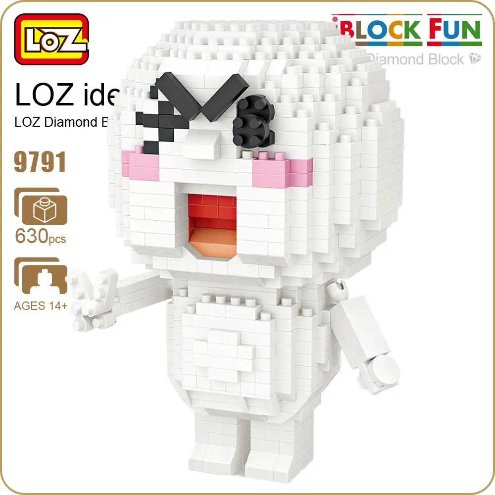 LOZ Diamond Blocks Artoon Anime Character Action Figure Intellectual ...