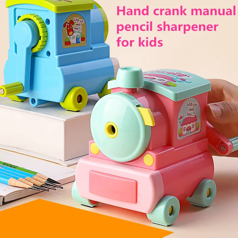 Kawaii Train sharpener novelty pencil sharpeners for kids manual hand ...