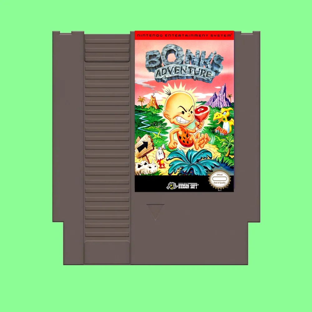 Best Sale Bonk's Adventure Game Card For 72 Pin 8 Bit Game Player|bit ...