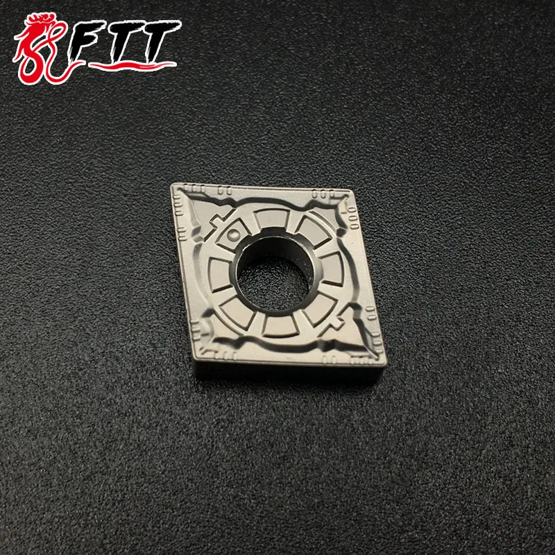 10PCS CNMG120404 FG CT3000 Cermet Grade carbide inserts lathe cutter tools External turning ...