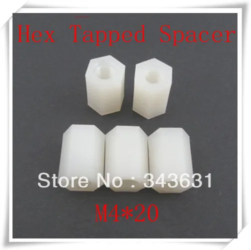 M4x20 Nylon Standoff Spacer /M4*20 Both Threaded Nylon Hexagon Spacer ...