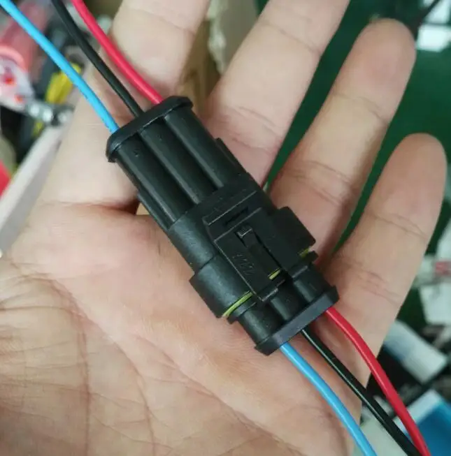 Car Auto 3 Pin Way Wire Connector 3p Auto Connector Waterproof ...