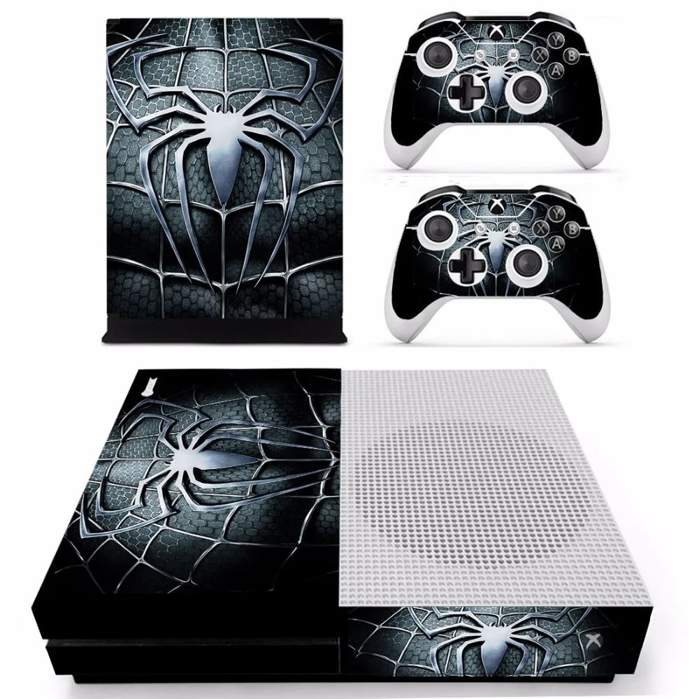 Spider Man Skin Sticker for Xbox One S Console and Controllers ...