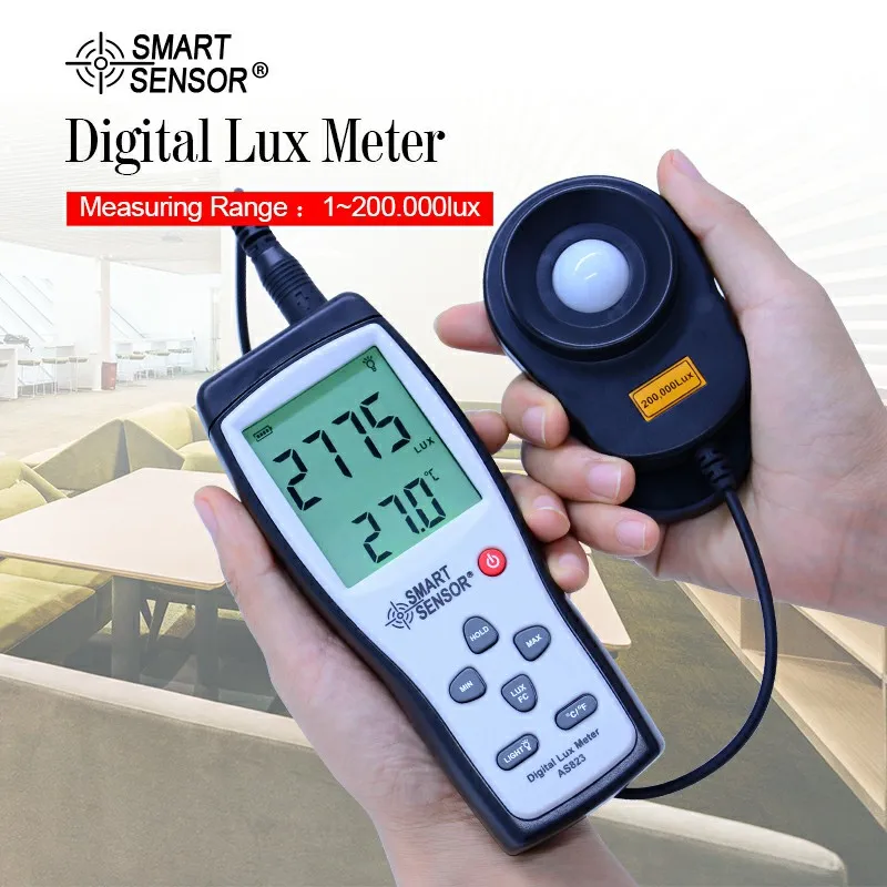 Warehouses Plantations Cheffort Digital Lux Meter LCD Spectrometer ...