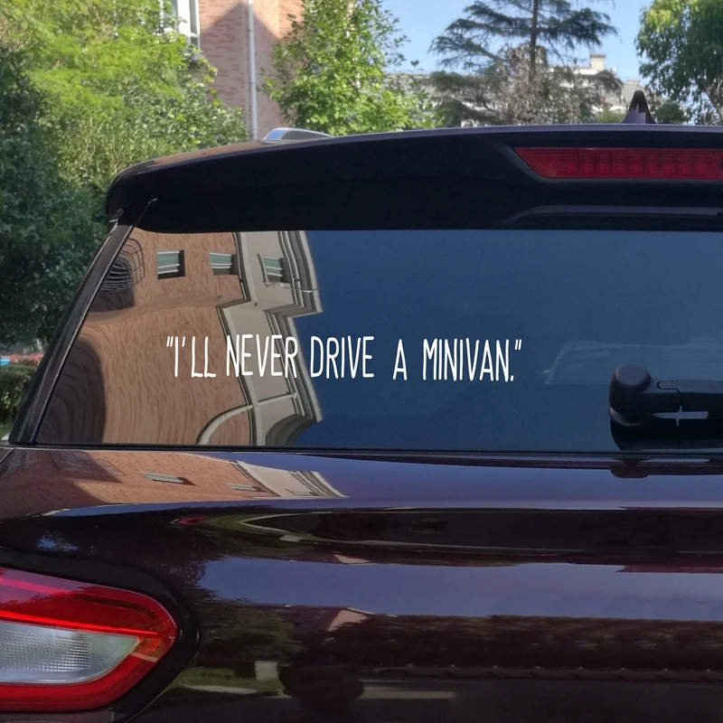 Paper Cool Moms Drive Minivans Car Decal Stickers, Labels & Tags ...