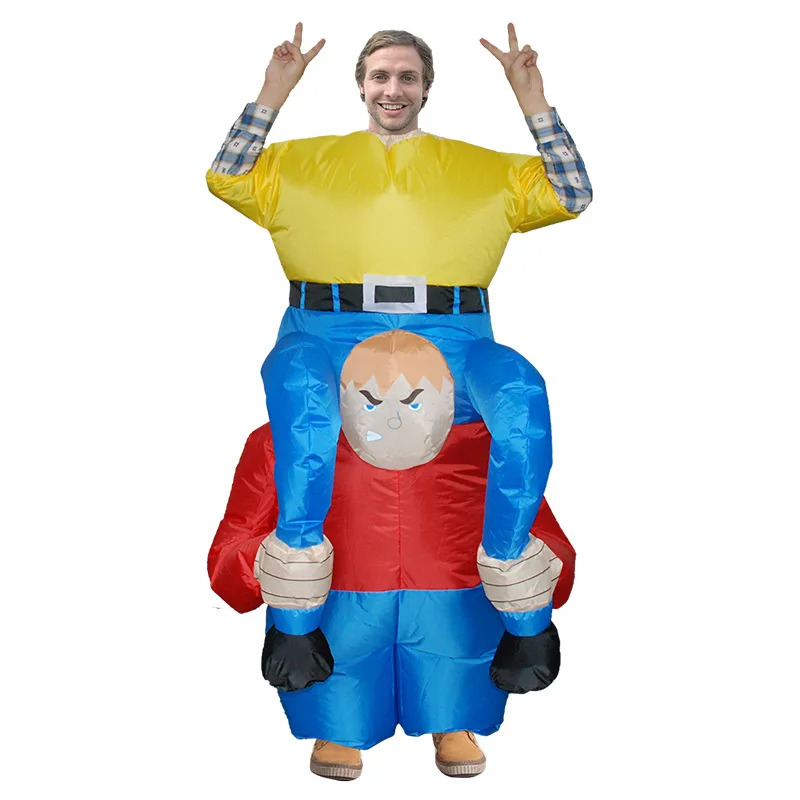 Inflatable Donald Trump Costume Ride on President Riding Shoulder ...
