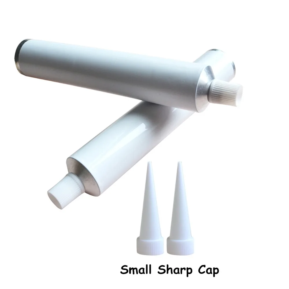 10pcs Aluminum Empty Toothpaste Tubes With Sharp Cap Unsealed 100ml ...