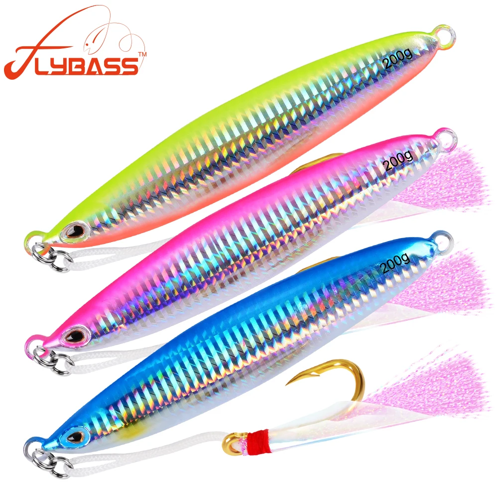 7PC/lot Fishing Lure Lead Fishing 15cm/200g Bait with/No Nepal Hooks ...