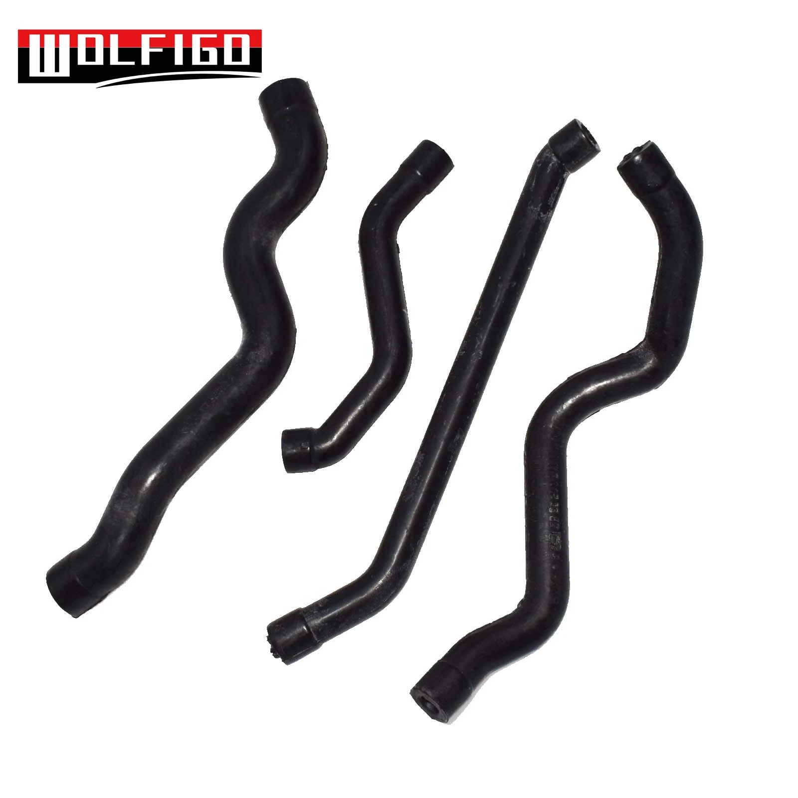 WOLFIGO เครื่องยนต์ Crankcase Breather Hose ชุด 4pcs สำหรับ Benz W202 ...