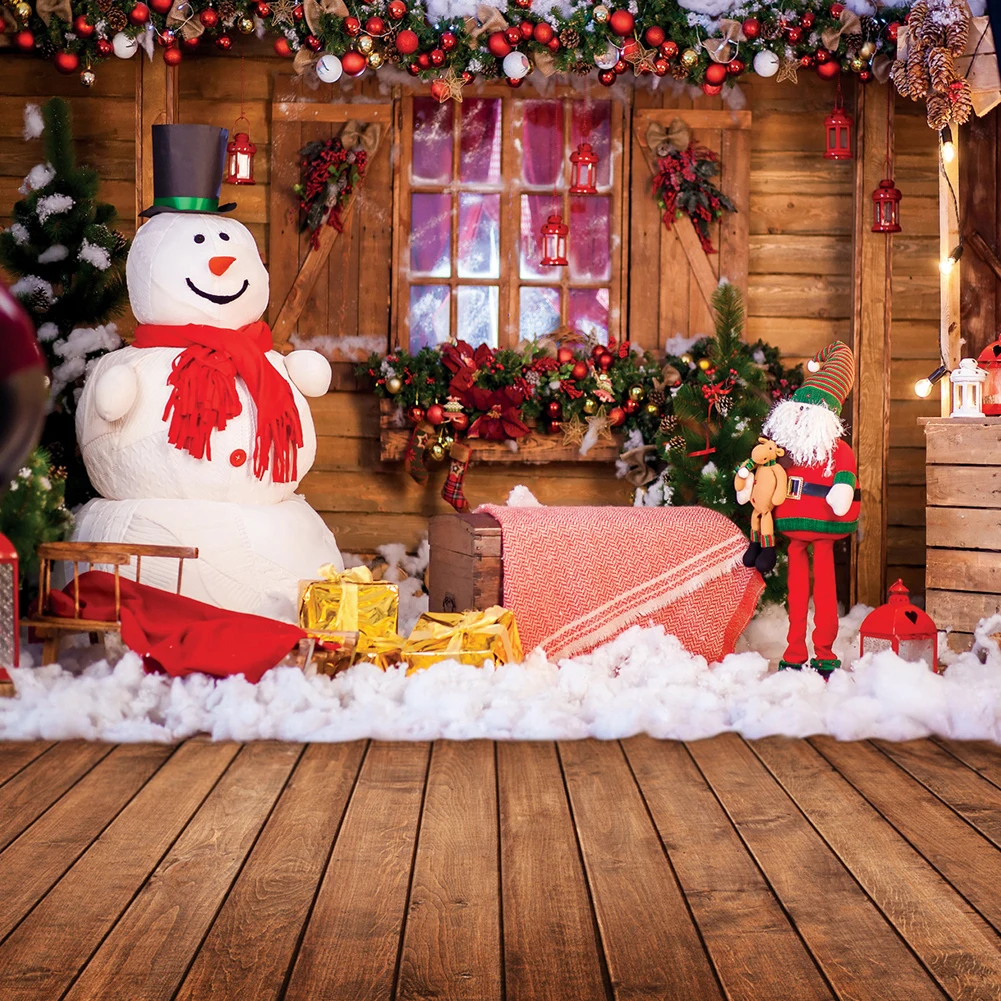 80 125cm 3D Christmas Photo Studio Background Decor Photography 