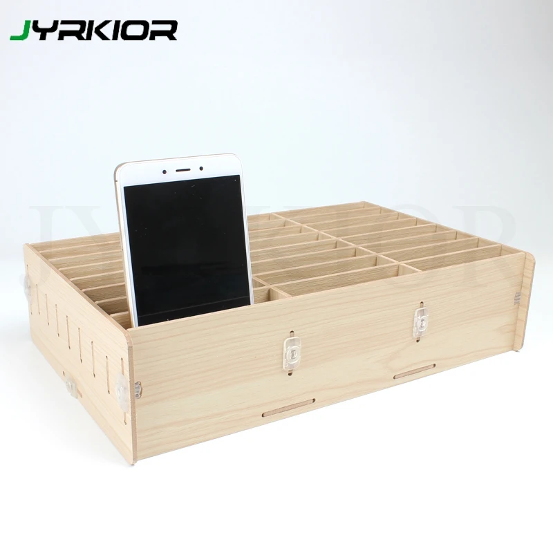 Aliexpress.com : Buy Jyrkior Wooden Creative Mobile Phone Storage Box ...