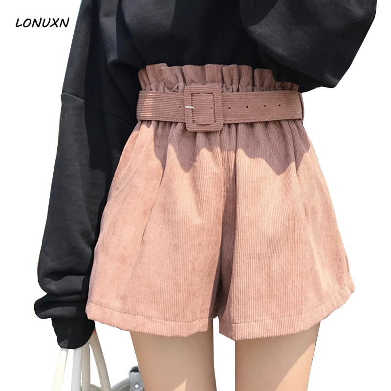 High Quality Korean Spring New Style Female High Waist Loose Wide Leg
