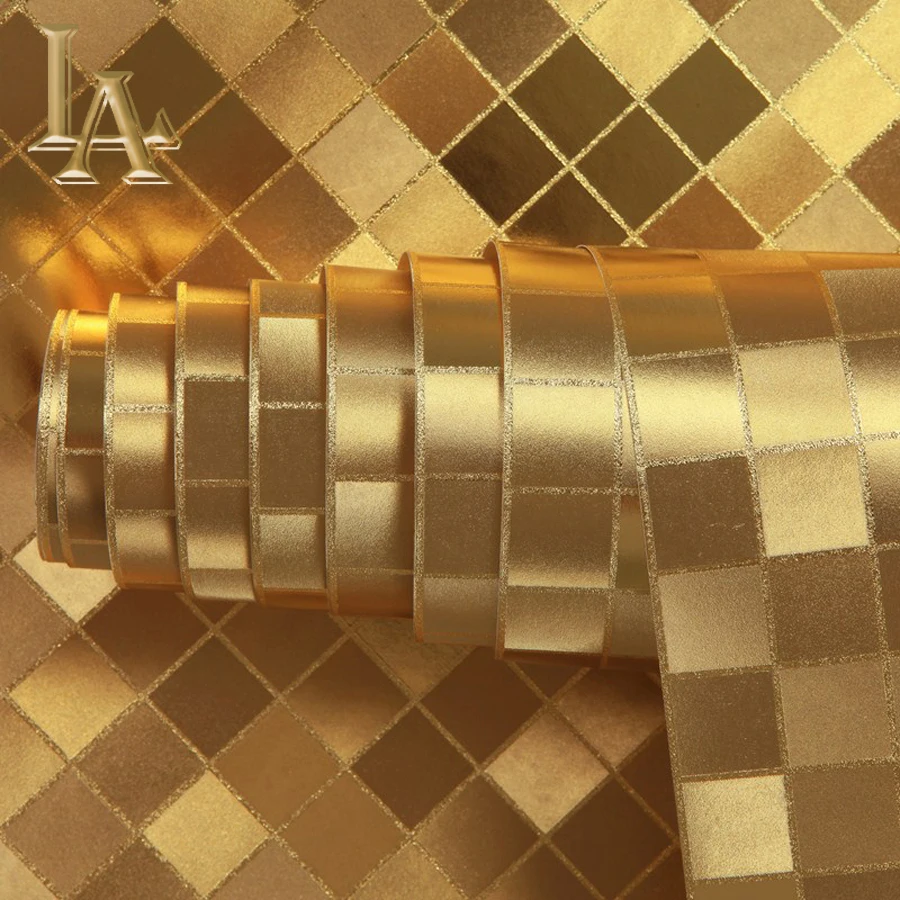Gold Modern Wallpaper For Walls