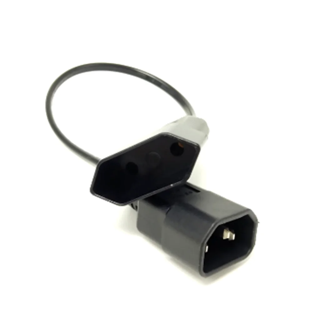 Eu Power Adapter Cord , Iec 320 C14 Male Plug To European Cee 7/16 2pin ...