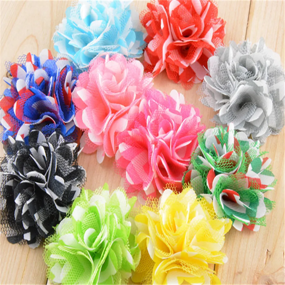 100pcs-lot-mesh-printed-chiffon-flower-in-10colors-hair-accessory ...