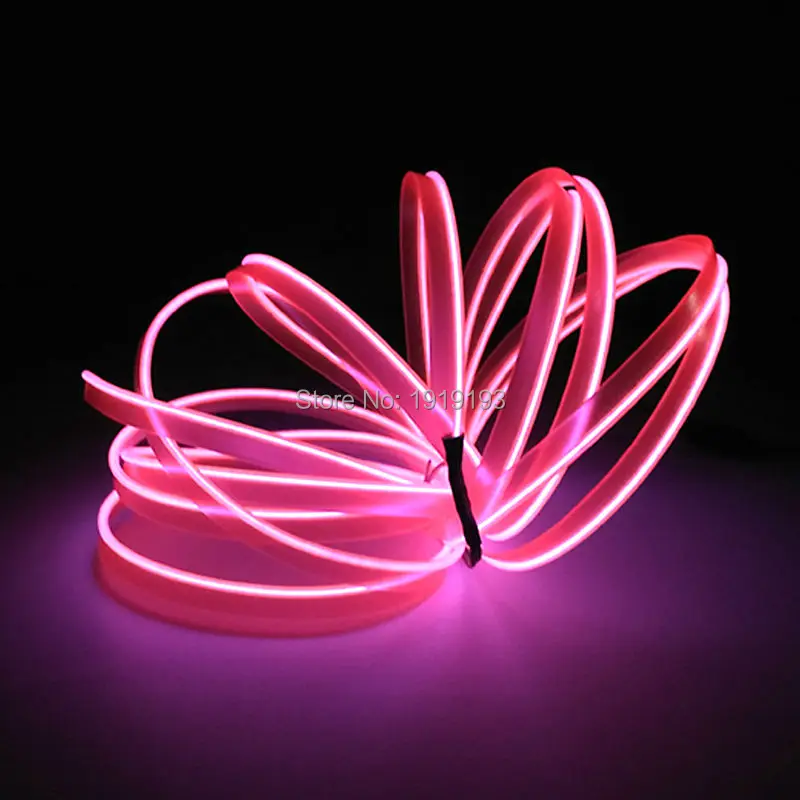 4Meters-2-3mm-Skirt-Orange-EL-Wire-Flexible-Rope-Tube-Neon-Cold-Light ...