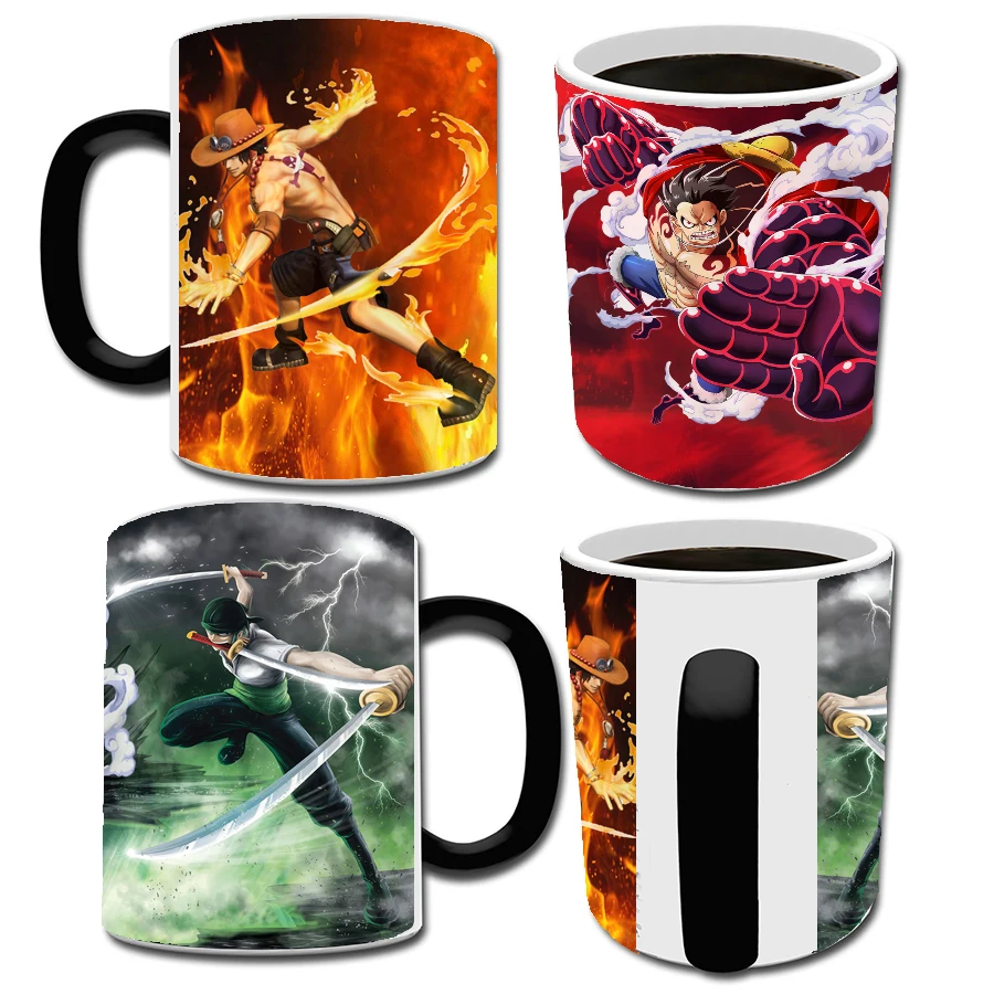 One Piece Color Changing Magic Coffee Mugs - One piece Merchandise ...