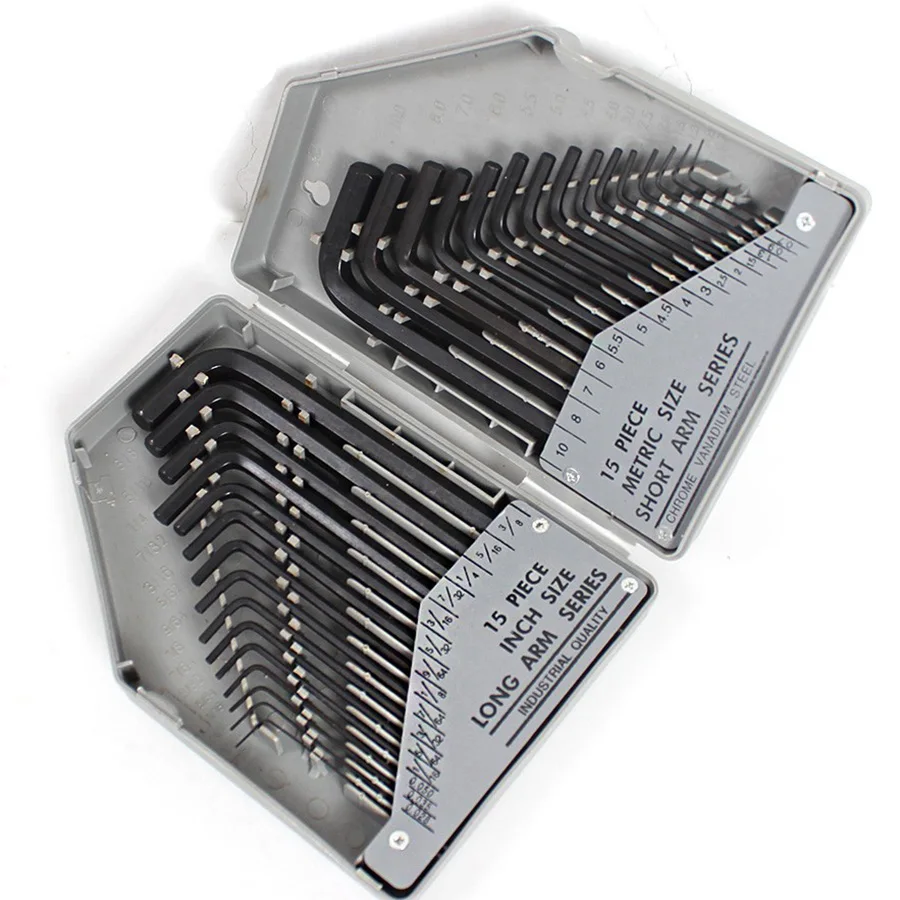 Allen Wrench 30pcs/set Hex Key Set Long Short Arm with Case|Hand Tool ...