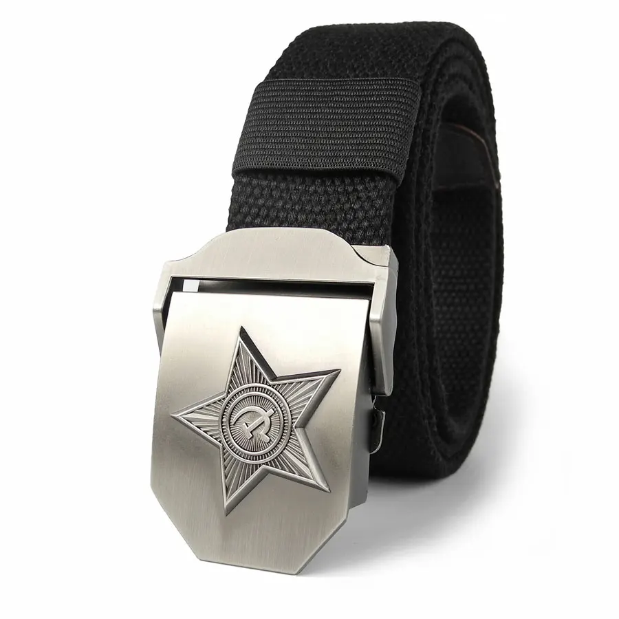 Tactical Equipment Automatic Jeans Belts Buckle Soviet CCCP Military ...