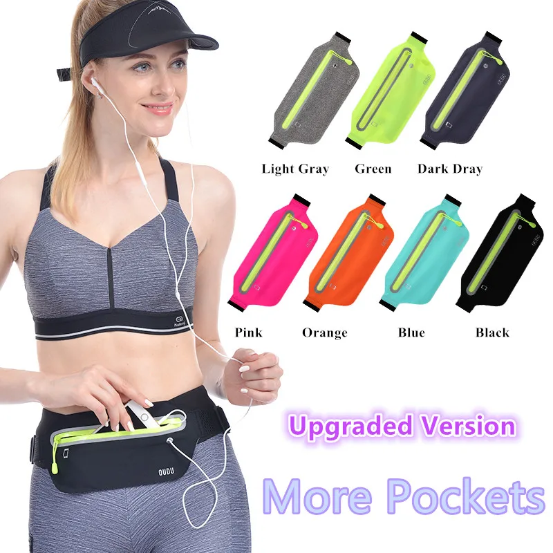 Professional Marathon Running Waist Pack Body Invisible Stealth Mobile ...